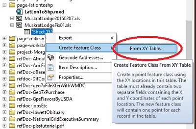 XY Data Table Workflow – Otter Geospatial